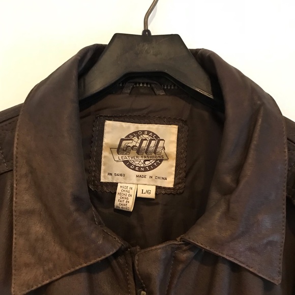 Global Identity | Jackets & Coats | Vintageglobal Identity Giii Brown ...